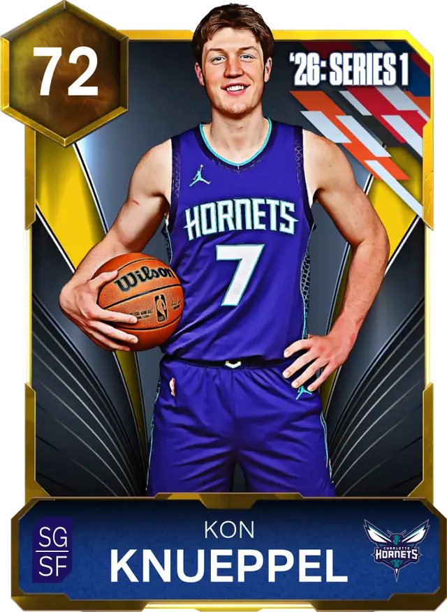 2KDB MyTEAM Database | Kon Knueppel with 72OVR in NBA 2K26 | NBA 2K26